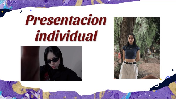 PRESENTACION INDIVIDUAL | Genially