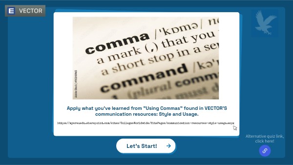Using Commas Quiz - Jeorzamae Fox | Genially