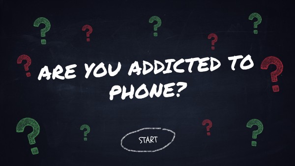 Phone addiction level | Genially