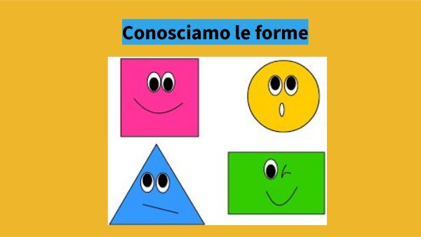 conosciamo le forme