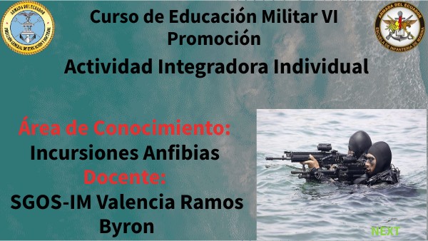 incursiones anfibias | Genially