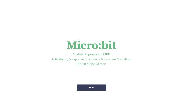 Micro:bit - Complementos Actividad 1 | Genially