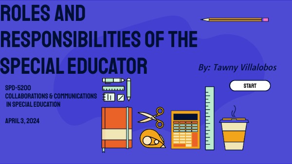 Roles and Responsibilities of a Special Educator