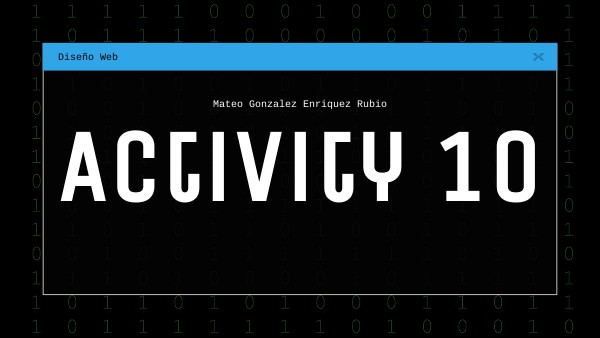 Activity 10 | Genially