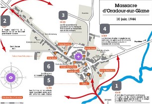 Plan d'Ouradour Sur Glane