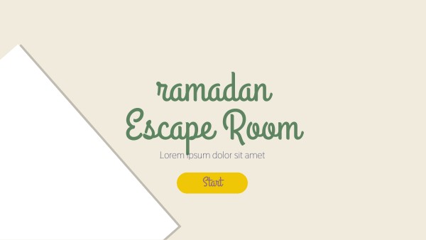 ramadan escape room