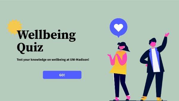 Wellbeing Quiz | Genially