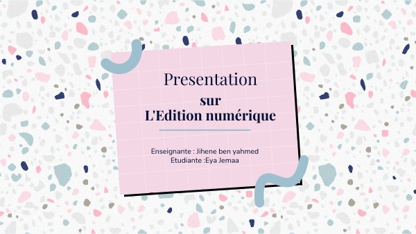 EDITION NUMERIQUE | Genially