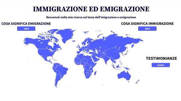 IMMIGRAZIONE ED EMIGRAZIONE | Genially