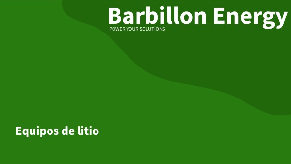 BARBILLON LITIO | Genially