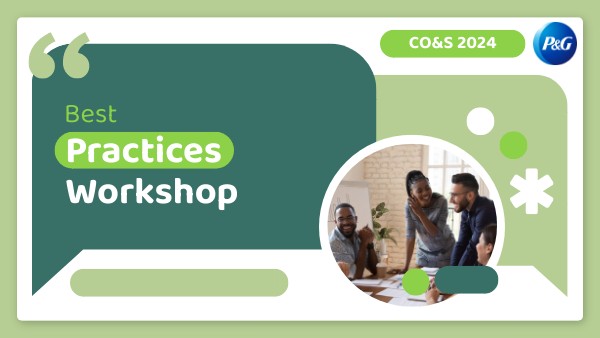 Best Practices Workshop