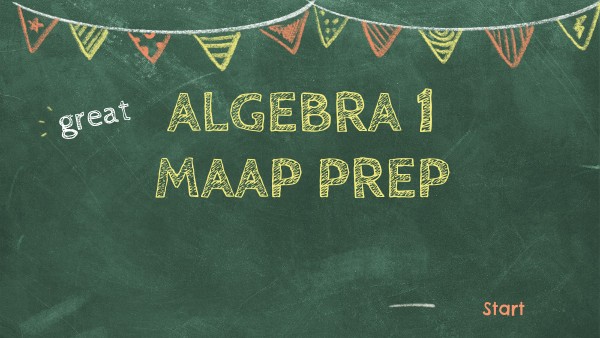 Algebra 1 MAAP Prep Presentation 1