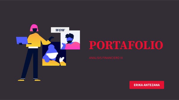 Portafolio Analisis Fin III | Genially