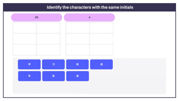 L7 Identify Characters with the same initials