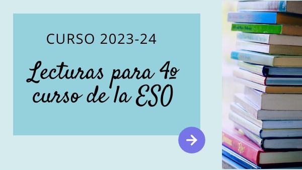 Libros de Lengua y Literatura Castellana. 4º ESO | Genially