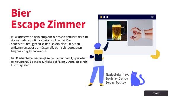 Bier Escape Room | Genially