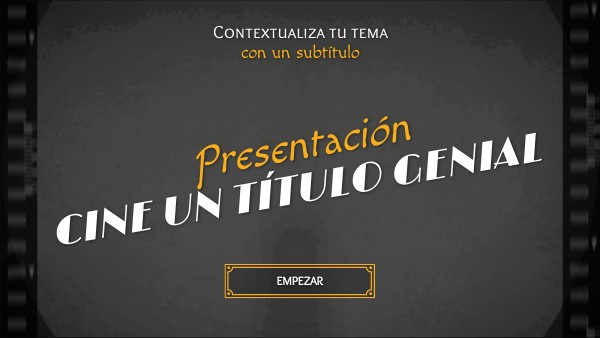 Presentación Cine | Genially