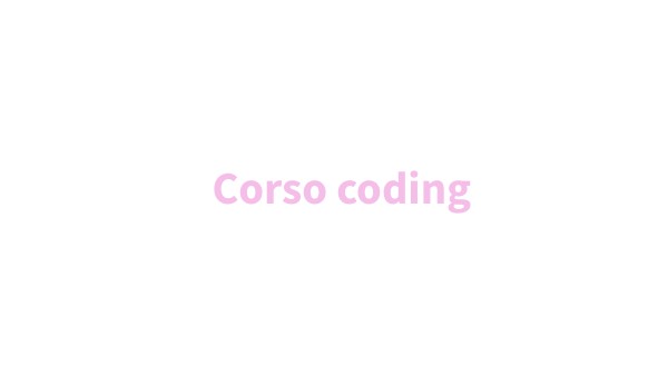 corso coding