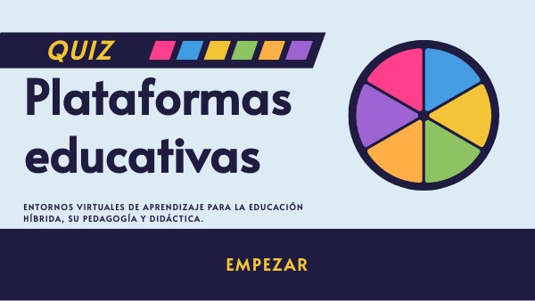 Plataformas Educativas | Genially