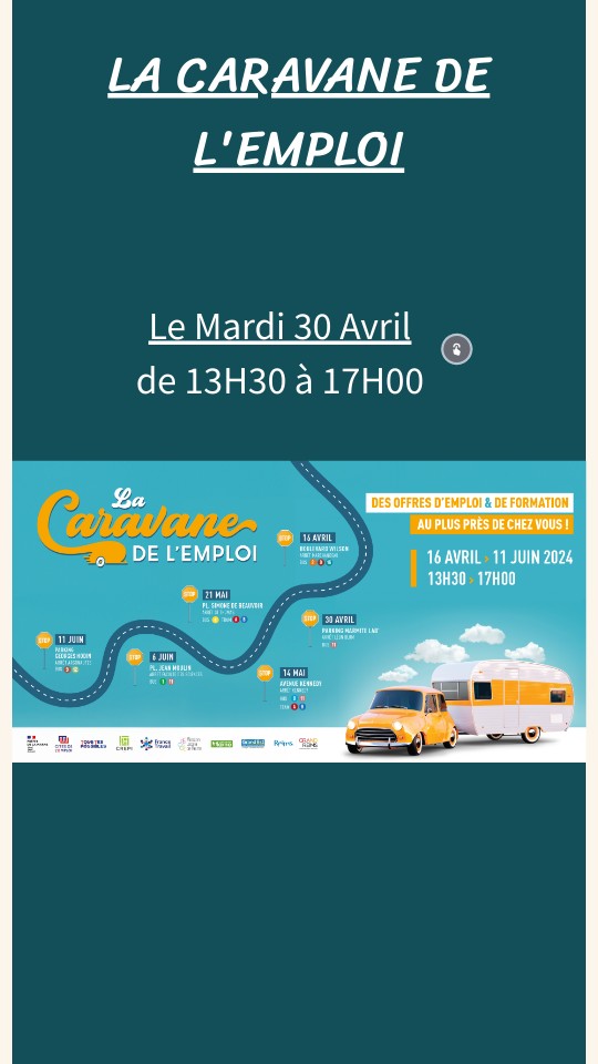 Catalogue interactif de la Caravane de l'emploi | Genially