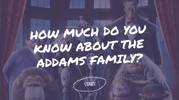 Quiz Addams family | Genially