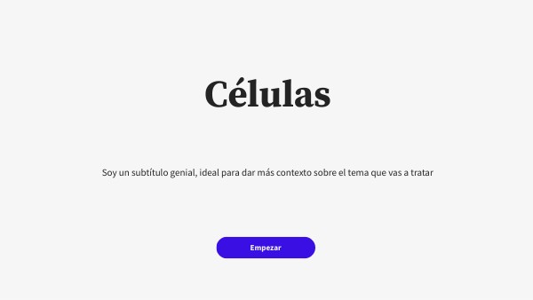 Células | Genially