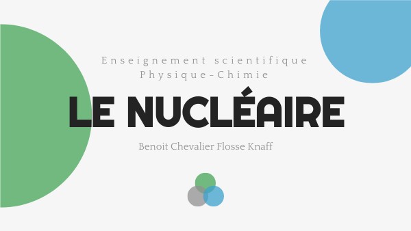 Le nucléaire | Genially