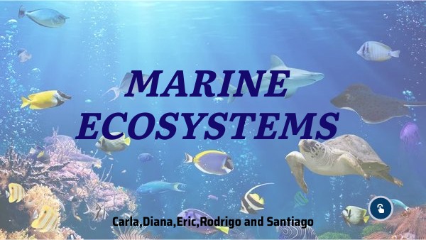 marine ecosystems | Genially