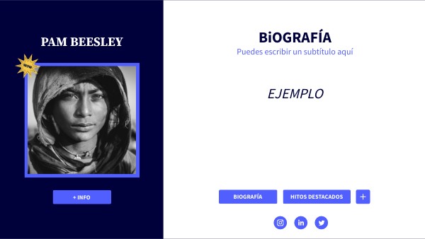 Bio Personaje Genial | Genially
