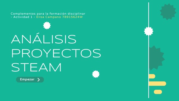 Proyecto stem Elisa Campano | Genially