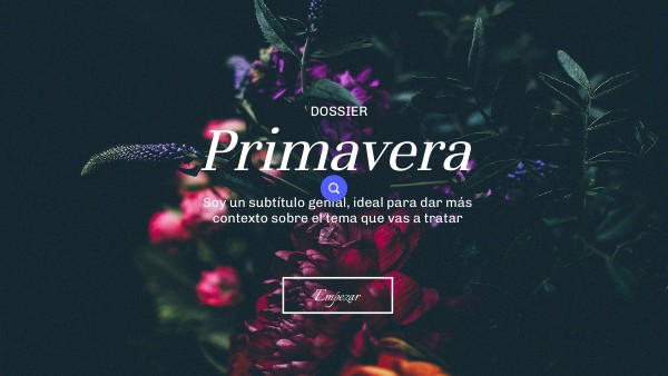 Dossier Primavera | Genially