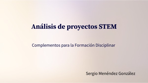Analisis de proyecto STEM | Genially