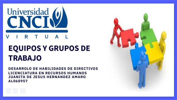 Equipos y Grupos de Trabajo | Genially
