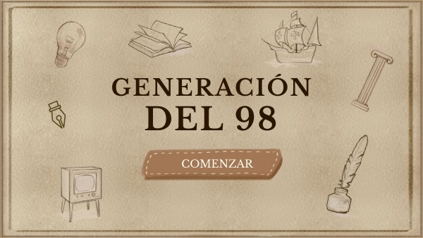 Generación del 98 | Genially