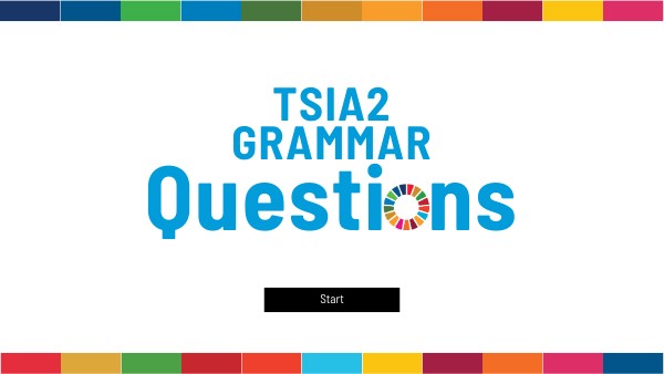 TSIA2 Grammar Quiz