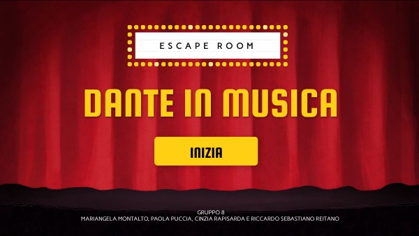 DANTE IN MUSICA ESCAPE ROOM | Genially