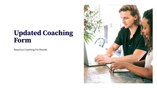 Updated Coaching Form
