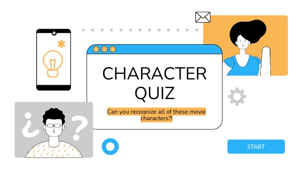 Characters Quiz | Genially