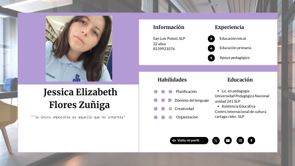 About Me Infographic | Genially