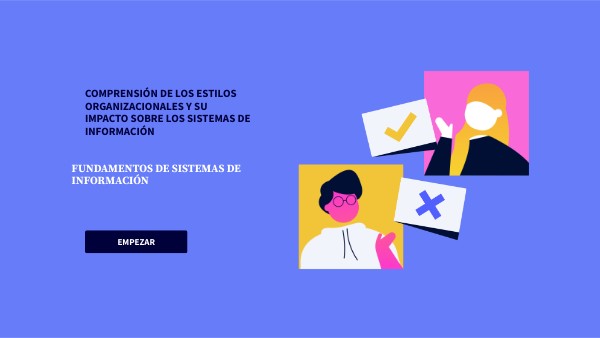 COMPRENSIÓN DE LOS ESTILOS ORGANIZACIONALES Y SU IMPACTO SOBRE LOS SIS | Genially