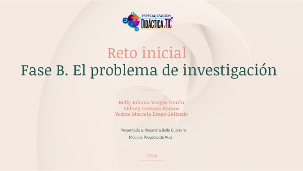 RETO INICIAL, PROBLEMA DE INVESTIGACIÓN | Genially