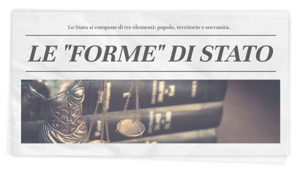 Forme di Stato
