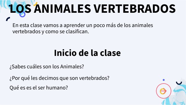 Animales vertebrados | Genially