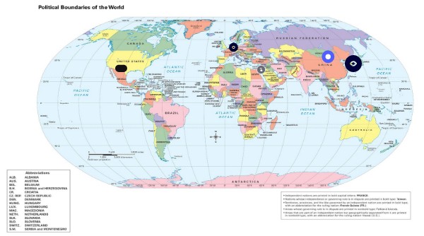 Borders around the World