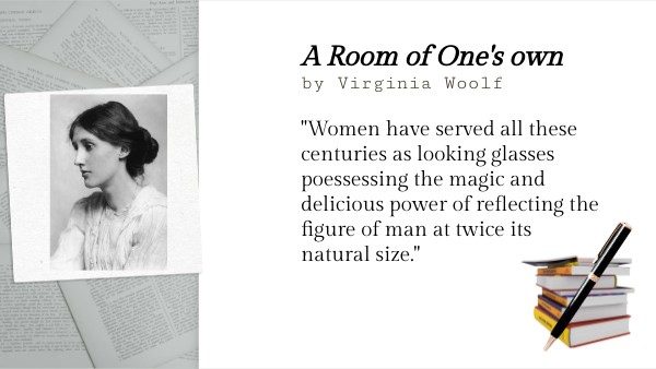 A Room of one's own by Virginia Woolf | Genially