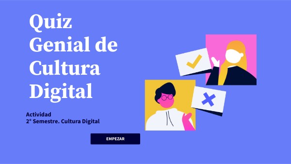 Quiz genial Cultura Digital (Informática) | Genially