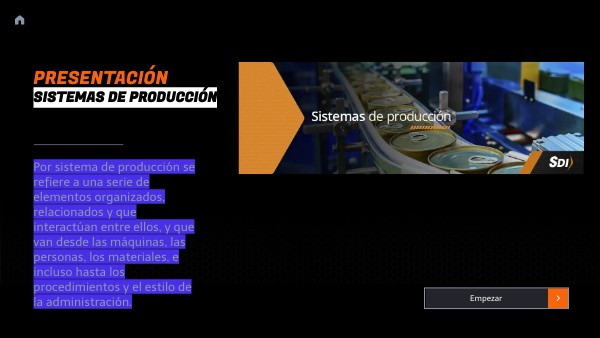 PRESENTACIÓN SISTEMAS DE PRODUCCIÓ | Genially