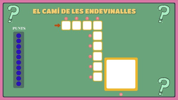 Joc de les endevinalles | Genially