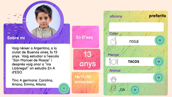 Tarjeta así soy yo | Genially