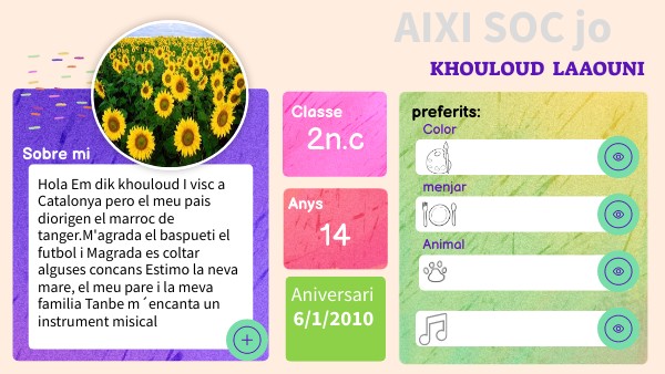 Tarjeta así soy yo | Genially